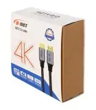 بهترین قیمت کابل HDMI دی نت D-NET V2.0-4K طول 5 متر سر فلزی در مرکز خرید کابل ایران